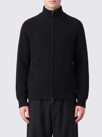 KANGRA Rollkragen-Cardigan aus Wollmischung mit Rei&szlig;verschluss und Taschen