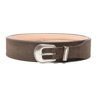 Paura Eduardo G&uuml;rtel mit Nieten - - Accessories - Herren - Braun - L