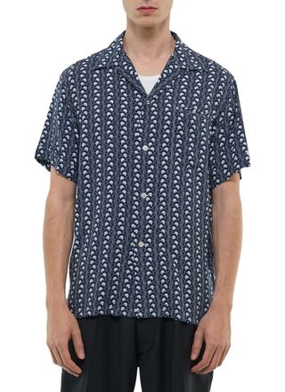 Fursac Chemise hawa&iuml;enne &agrave; motif &eacute;cailles - Taille XXL - Homme