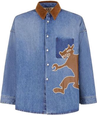 Marni x Slawn & Soldier chemise en jean - Bleu