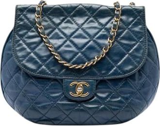 Chanel Pre-owned Vintage Quilted Flap Bag - Femme - Pre-owned - Bleu - Taille: ONE Size