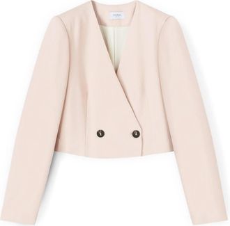 Motivi Femme, Vestes, Rose, Taille: 40 FR Veste Spencer crois&eacute;e
