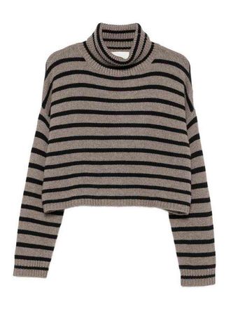 Lisa Yang Rundhalspullover - Beige