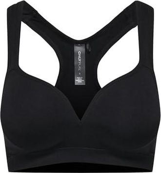 Only Play ONLY Onpmartine Seamless Sports Bra Opus Soutien-Gorge, Noir 2, L Femme