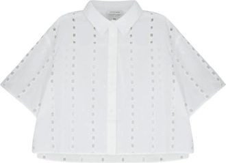 Anine Bing Femme, Blouses et Chemises, Blanc, Taille: 38 FR Lincoln Chemisier