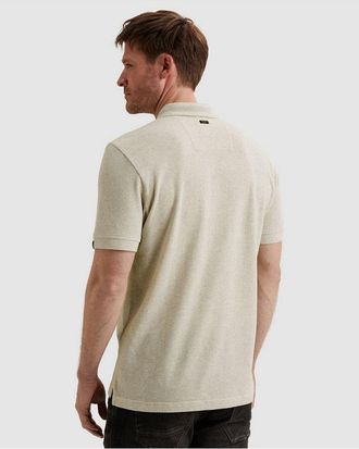 PME Legend Poloshirt Short Sleeve Polo Popcorn Jersey aus Baumwolle