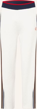 Casablanca Strickhose Regular Fit Mit Galonstreifen weiss