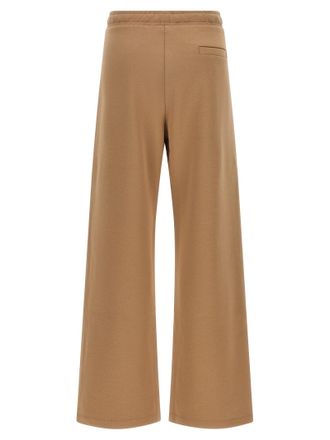 Max Mara Logo-Embroidered Drawstring Joggers - Beige