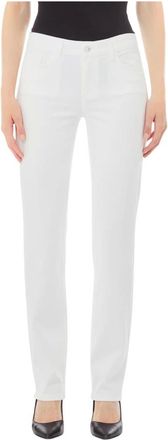 Liu Jo Femme, Pantalons, Blanc, Taille: W31 Pantalon en Denim Regular Fit Magn&eacute;tique