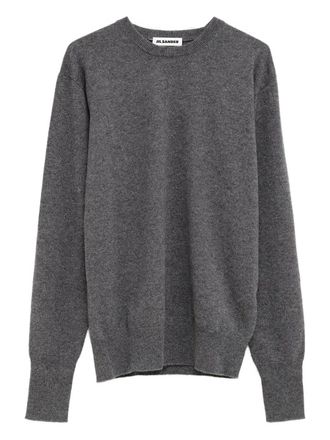 Jil Sander crew-neck sweater - Grau