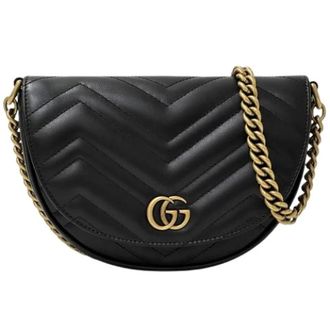 Gucci Sac Bandouli&egrave;re Vintage Pre-owned - Femme - Pre-owned - Noir - Taille: ONE Size