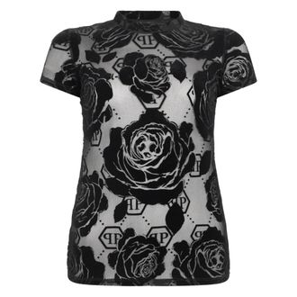 Philipp Plein T-Shirts - - Tops - Damen - Schwarzk - L