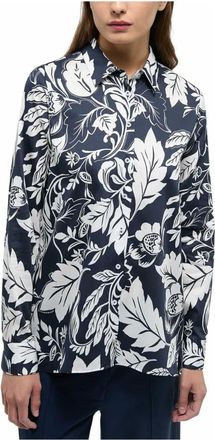 Eterna Damen, Blusen & Hemden, Blau, 4XLGr&ouml;&szlig;e