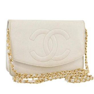 Chanel Pre-owned Vintage Schultertasche - - Pre-owned - Damen - Wei&szlig; - ONE SIZE