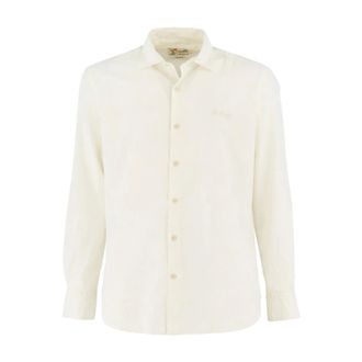 MC2 Saint Barth Homme, Chemises, Beige, Taille: M Chemise Coupe Classique