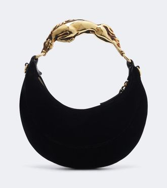 Chlo&eacute; Chlo&eacute; Sac port&eacute; &eacute;paule Chain Horse Small en velours