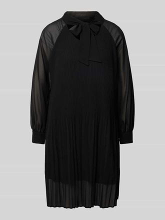 Comma Knielanges Kleid mit Schleifen-Detail