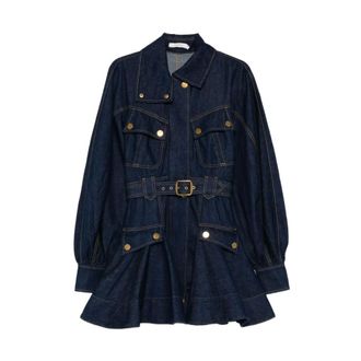 Zimmermann Damen, Kleider, Blau, SGr&ouml;&szlig;e