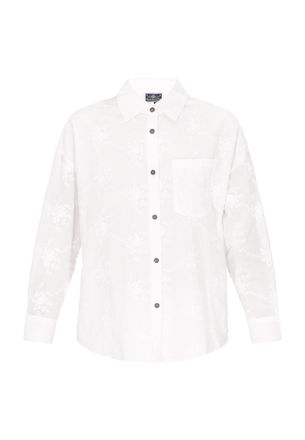 Dreimaster Dreimaster Bluse Frauen Wei&szlig;