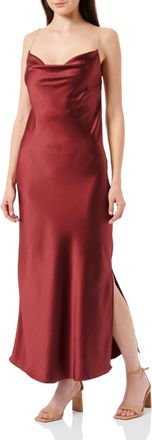 HUGO BOSS Damen Kapartu-1 Shift Dress Flat, Dark Red605, 44 EU