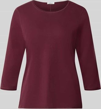 s.Oliver Red Label Regular Fit 3/4-Shirt aus reiner Baumwolle