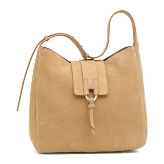 Hogan Femme, Sacs, Beige, Taille: ONE Size Hobo Verticale