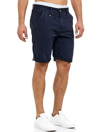 Indicode Hommes Cuba Chino Shorts | Pantalon Court Chino &agrave; 5 Poches Blau Navy XXL
