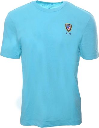 Blauer Homme, Tops, Bleu, Taille: M T-Shirt Nypd Irving