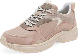 Geox Damen D ZARVIA Sneaker, Beige, 39 EU