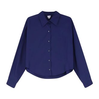 Aspesi Femme, Blouses et Chemises, Bleu, Taille: 34 FR Cotton Shirt