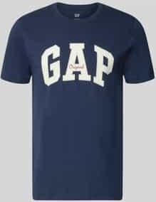GAP T-Shirt mit Logo und Rundhalsausschnitt