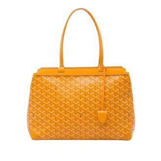 Goyard Sac cabas Bellechasse PM Pre-owned - Femme - Pre-owned - Jaune - Taille: ONE Size