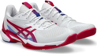 Asics Damen Solution Speed FF 3 Sneaker, White Bright Rose, 42.5 EU