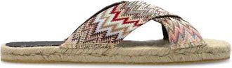 Missoni Femme, Chaussures, Multicolore, Taille: 36 EU Slides &agrave; motifs