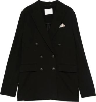 Circolo 1901 blazer à boutonnière croisée - Noir