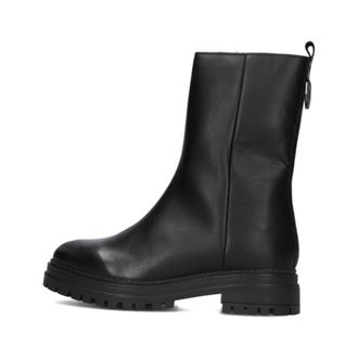 Omoda Schwarze Lederstiefeletten mit Rei&szlig;verschluss - - Shoes - Damen - Schwarzk - 42 EU