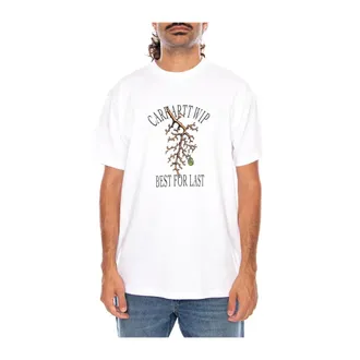 Carhartt Work in Progress Homme, Tops, Blanc, Taille: M T-shirt Restraint Manches Courtes