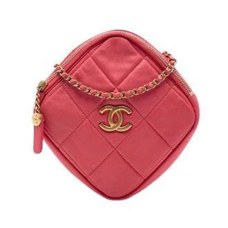 Chanel Sac bandouli&egrave;re mini vintage doccasion - Femme - Pre-owned - Rose - Taille: ONE Size