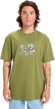 Quiksilver Ev Natural Smash - T-Shirt &agrave; Manches Courtes - Homme - M - Vert