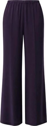 Liviana Conti Femme, Pantalons, Violet, Taille: 38 FR Pantalon Palazzo &Eacute;lastiqu&eacute;