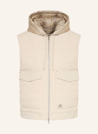 Moose Knuckles Daunenweste Brixton Mit Abnehmbarer Kapuze beige