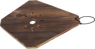 Hemoton Vertikaler Wandpflanzer F&uuml;r Pflanzen Staghornfarn Montageset Aus Karbonisiertem Material F&uuml;r Orchideen Und Sukkulenten H&auml;ngender Pflanztopf F&uuml;r Innenb