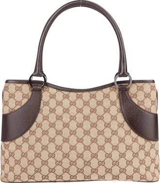 Gucci Crossbody Bags - Gucci GG Monogram Handbag - Gr. unisize - in Braun - f&uuml;r Damen
