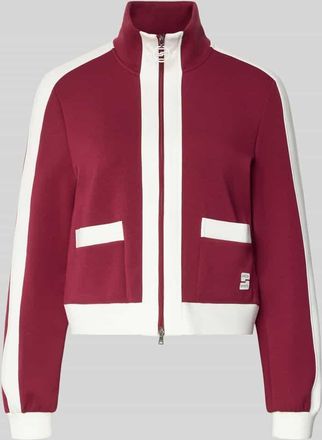 Marc Cain Regular Fit Sweatjacke mit Stehkragen
