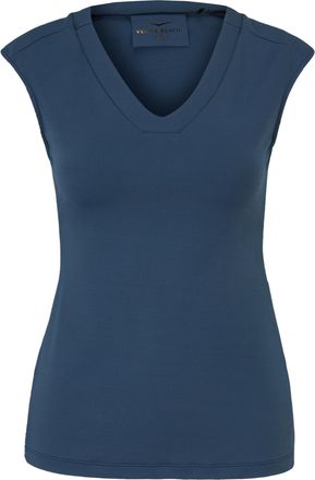 Venice Beach Sport-T-Shirt f&uuml;r Damen mit k&ouml;rpernaher Schnittform und V-Ausschnitt NIMAH XS, Moonlight Ocean