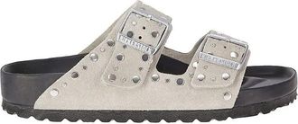 Birkenstock Sandalen - Suede Leather Sandals - Gr. 36 (EU) - in Grau - für Damen