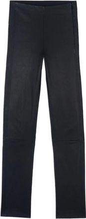 BA&SH Leggings aus Leder - Schwarz