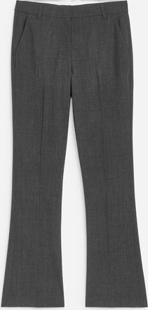 Arket Elegante Hose Aus Wollmischung -Grau