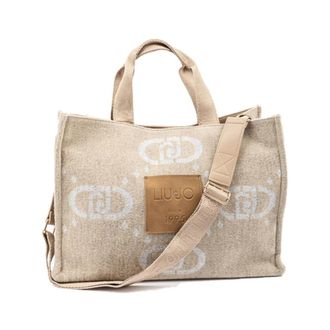 Liu Jo Gem&uuml;tliche Shoppingtasche mit Teddy-Details - - Bags - Damen - Beige - ONE SIZE