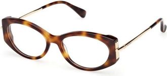 Max Mara Femme, Accessoires, Brun, Taille: 52 MM Oval Frame